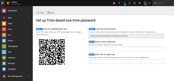 Multi-Factor Authentication (MFA) in TYPO3 and how it works