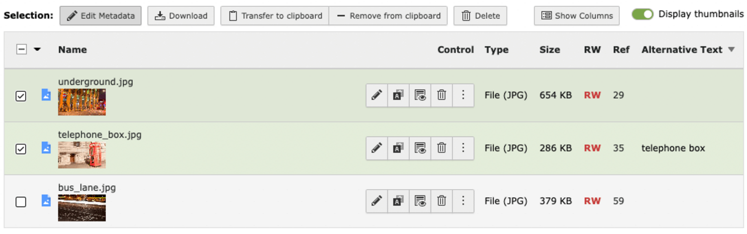 Selecting Multiple Records in TYPO3 v11