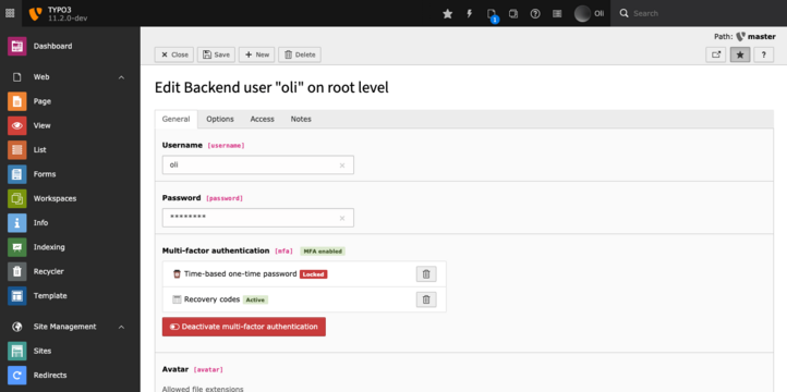 Multi-Factor Authentication (MFA) in TYPO3 and how it works